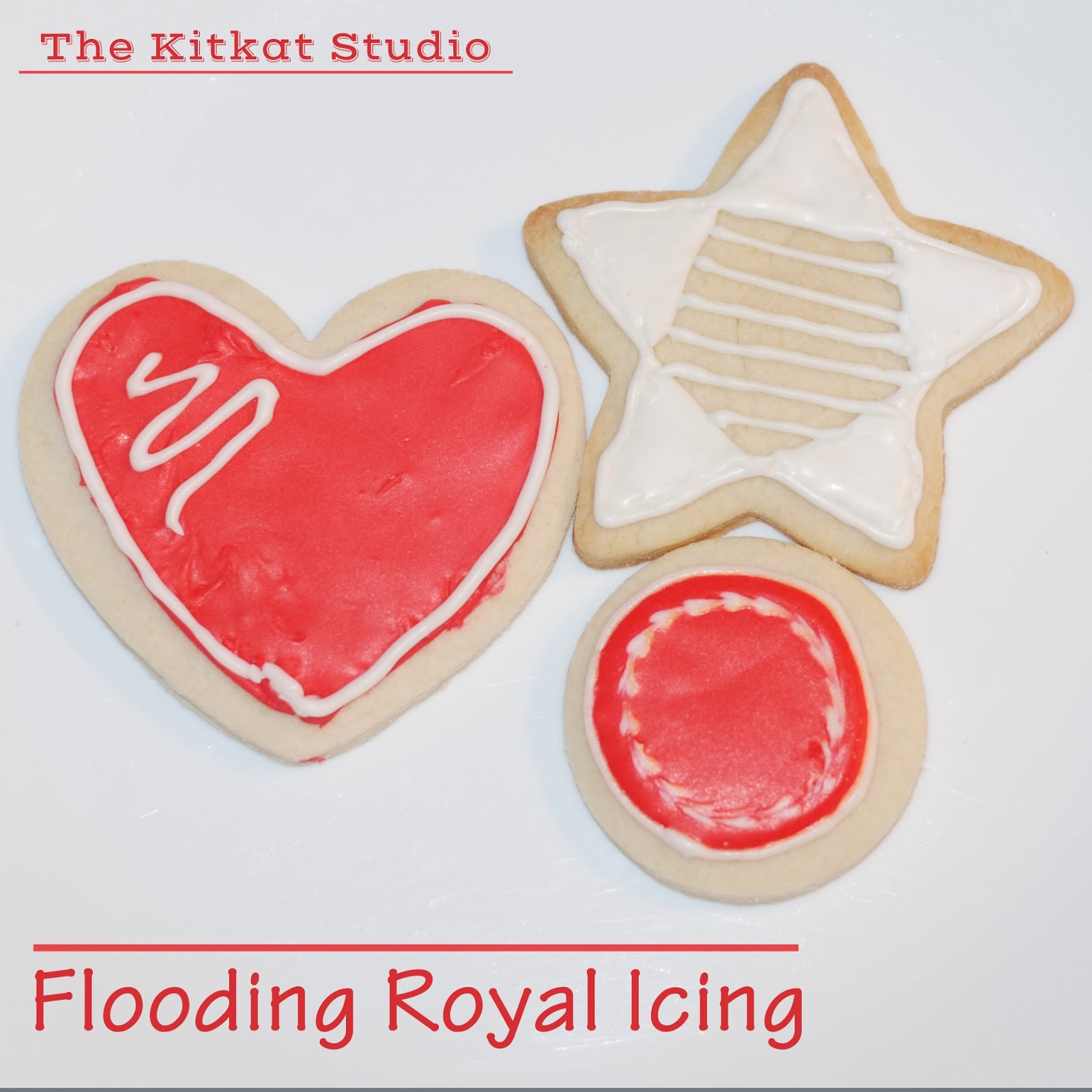 The Kitkat Studio: Christmas Cookies // Part 3_Flooding Royal Icing
