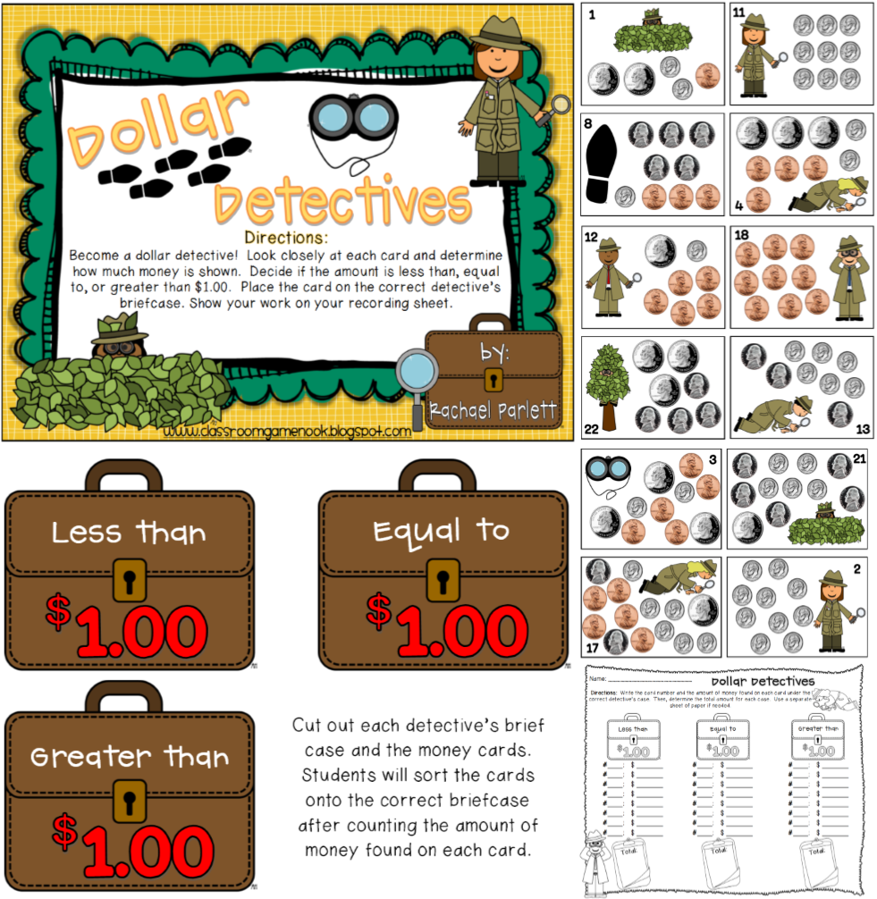 The Classroom Game Nook: Focus On: Money Games