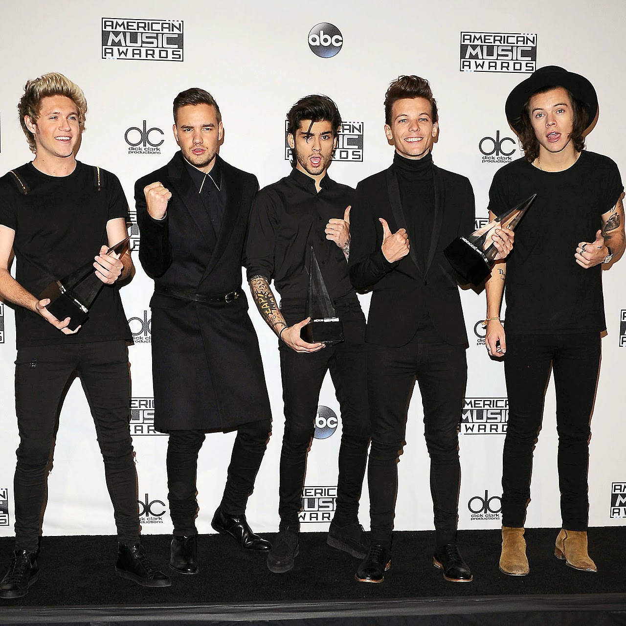 One Direction Girls ♥: Fotos de la "Press Room" en los American Music ...
