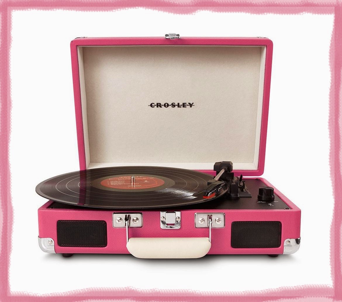Blog Vanessa Sial : Momento Retrô: Vitrola Portátil Crosley Cruiser Pink