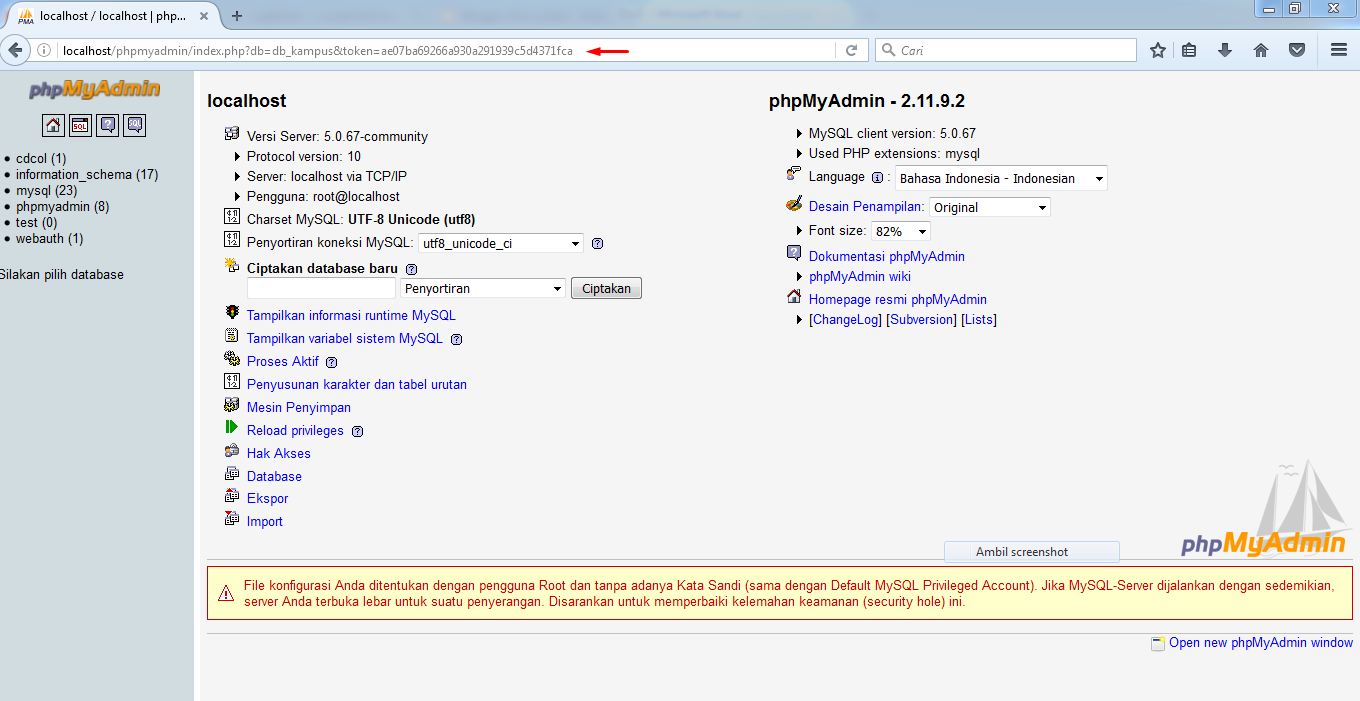 Rani yuliani: Tutorial Membuat Database Menggunakan Mysql