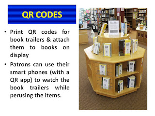Using QR Codes to Promote Book Trailers on Book Displays