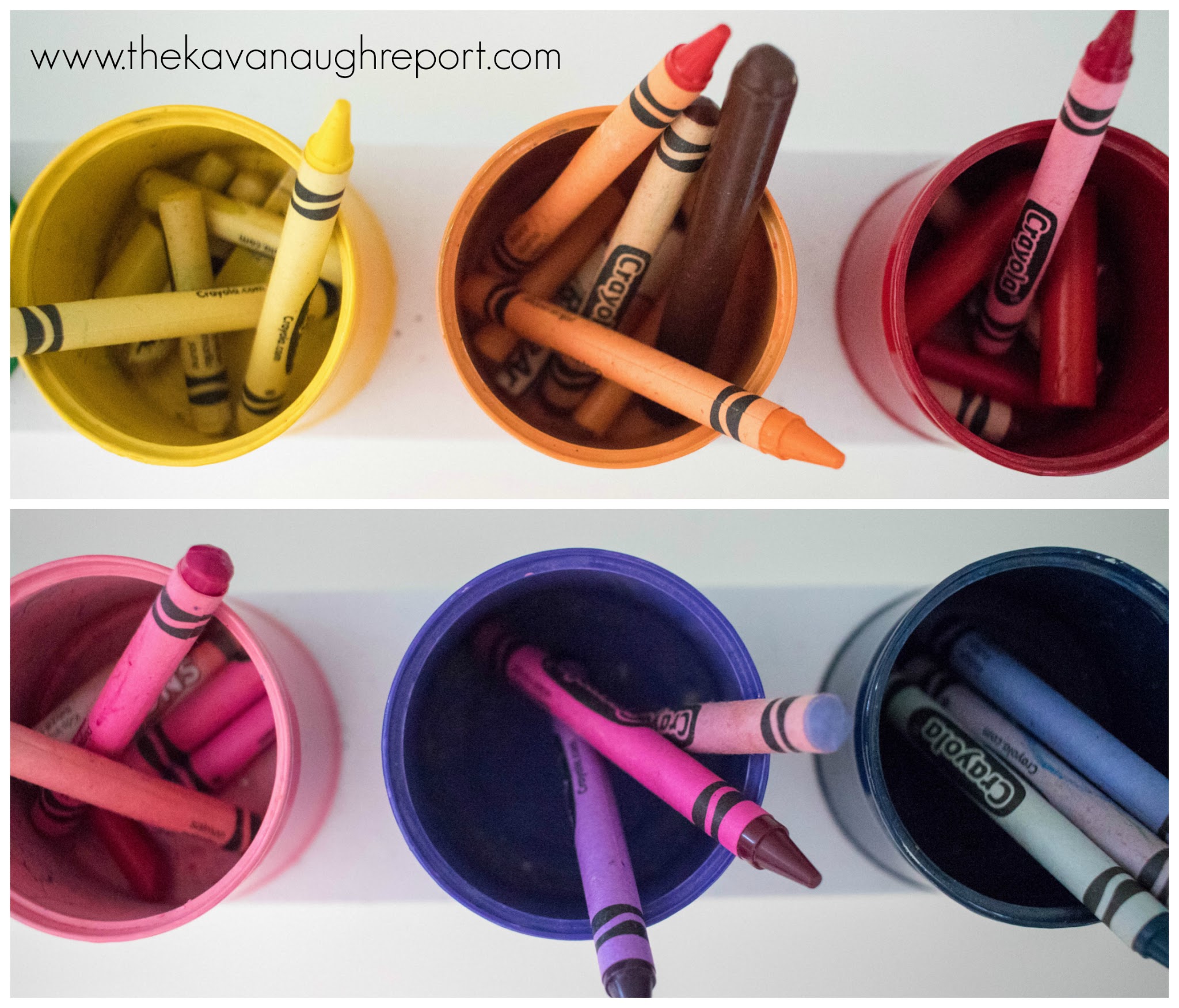 DIY Montessori Color Sorting Crayon Storage