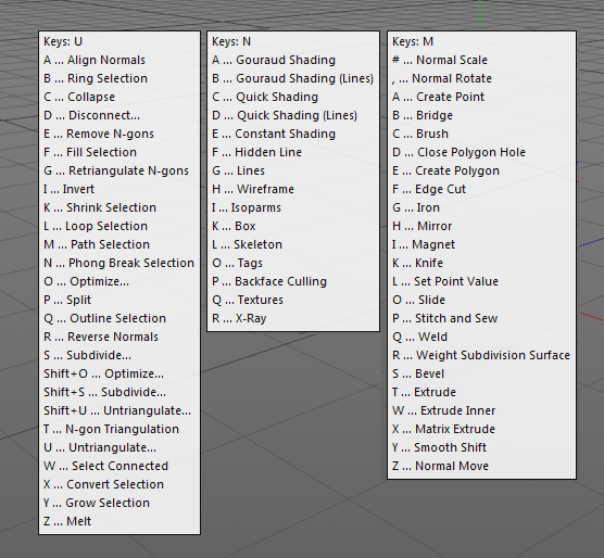Tutorial: Shortcuts - Cinema 4D ~ Leon3D