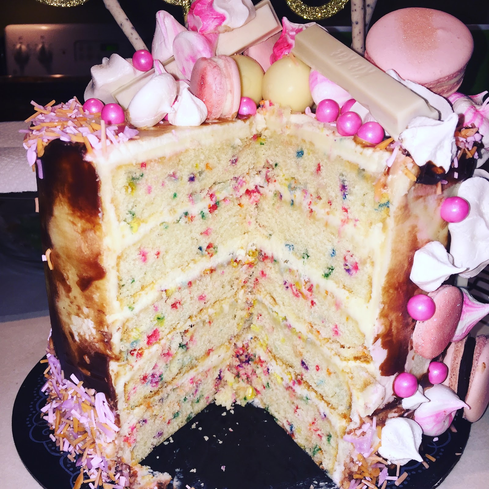 JasmineRichelleBakes: Loaded Confetti Cake For The Win!