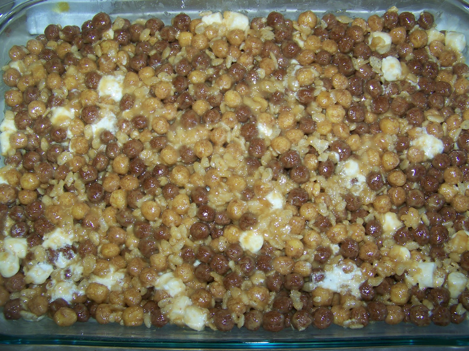 Kitchen Simmer: Chocolate and Peanut Butter Frosted Rice Krispies Treats