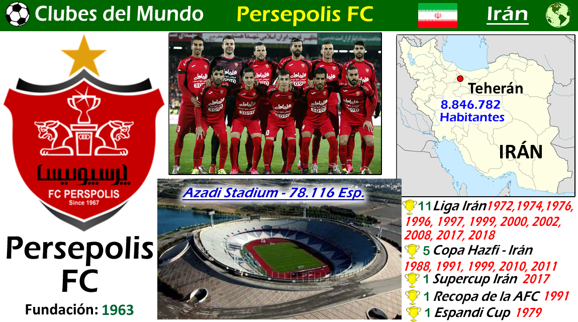 Clubes del Mundo del Fútbol: Clubes del Mundo: PERSEPOLIS FC (Irán ...
