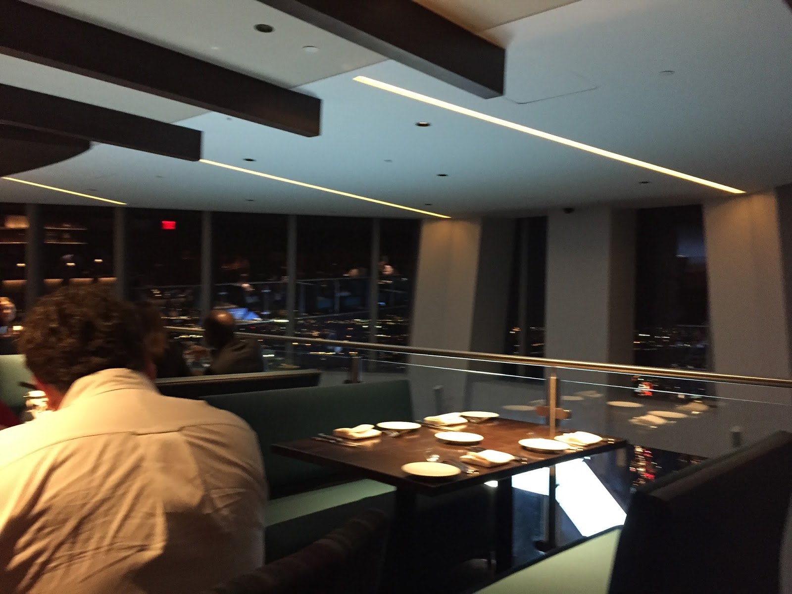 Dinner at "One Dine" -- The Restaurant at the Top of the Freedom Tower
