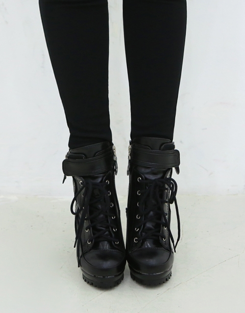 [Yubsshop] Platform Combat Boots | KSTYLICK - Latest Korean Fashion | K ...