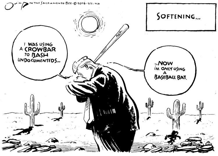 Hackwhackers: Today's Cartoon Twofer - Humpty Trumpty And "The Softening"