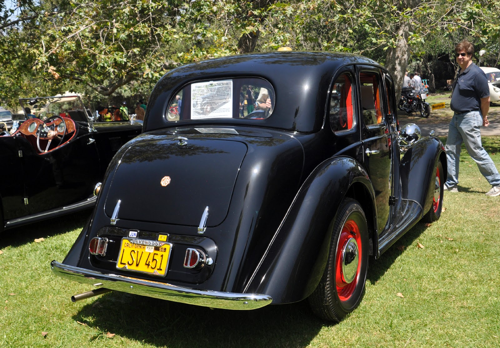 Just A Car Guy: 1948 MG Y type saloon