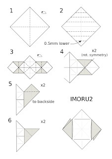 blogfarts: interlocking modular origami unit 2 (IMORU2)