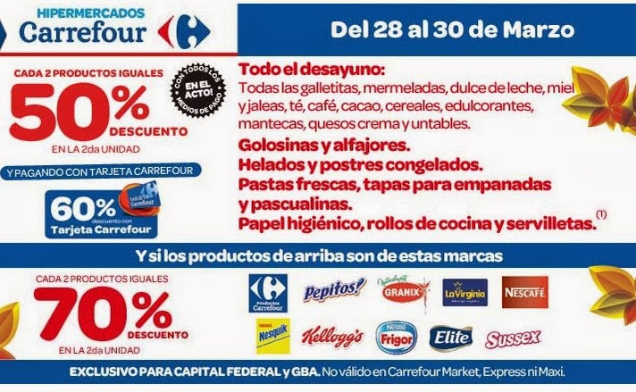 Ofertas y Promos en Argentina: Ofertas Carrefour fin de semana