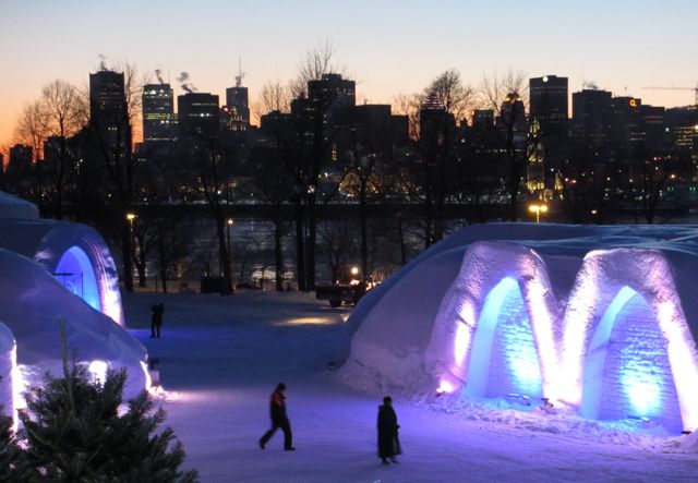 Canada's new snow village