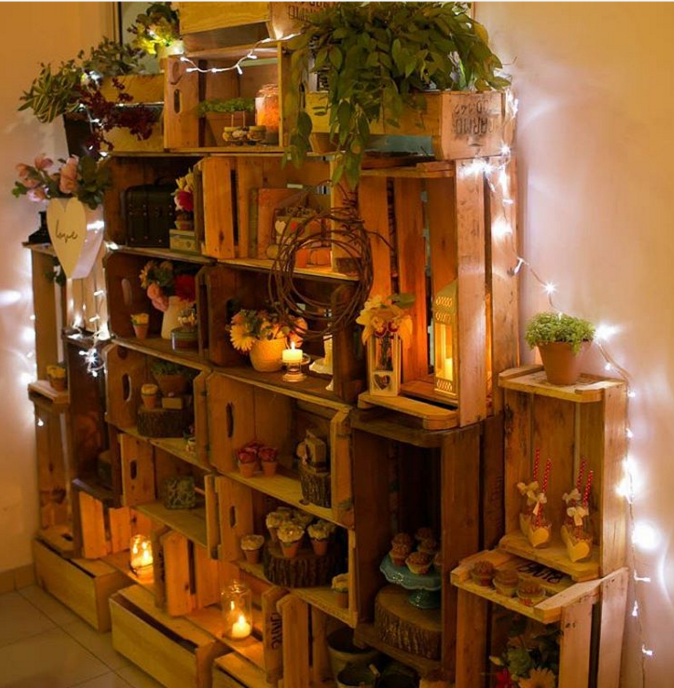 15 Ideas para una fiesta Rústica con Huacales