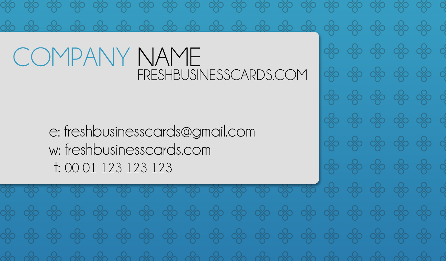WHATEVER Name Card Design Sample whatever-name-card-design-sample