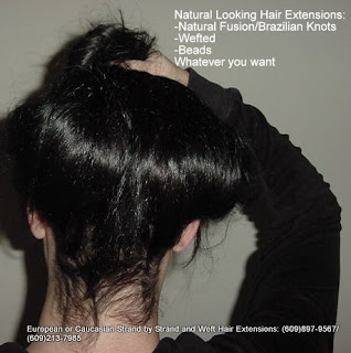 Natural Fusion Strand by Strand Hair Extensions: Caucasian Styles ...