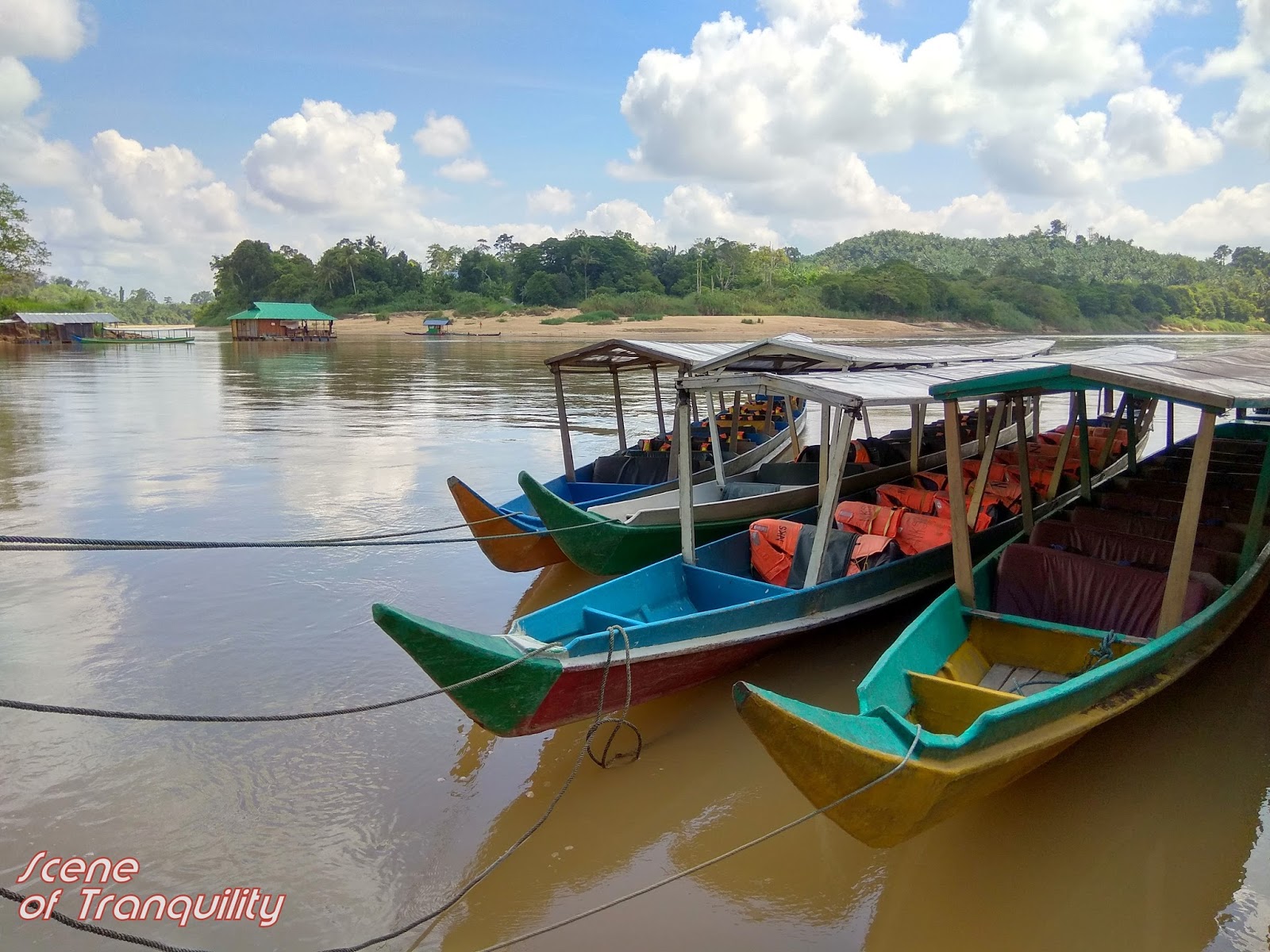 Scene of Tranquility: Kuala Tembeling Jetty
