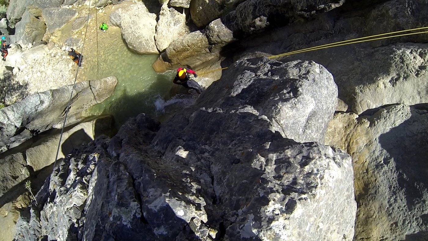 A una chapa del cielo: Barranco del Forat Negre