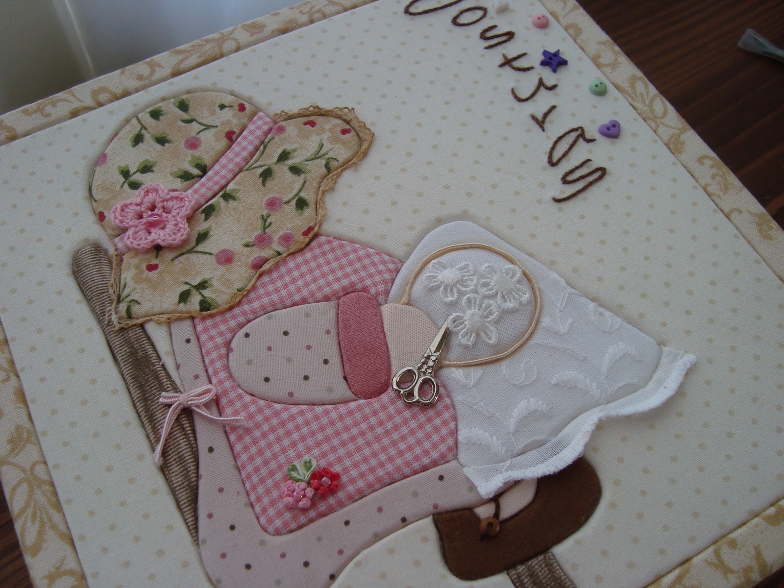 Vida com Arte: Patchwork embutido.