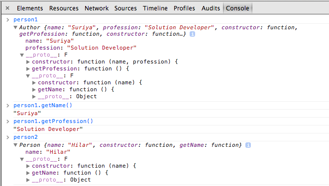 Javascript An Example For Inheritance