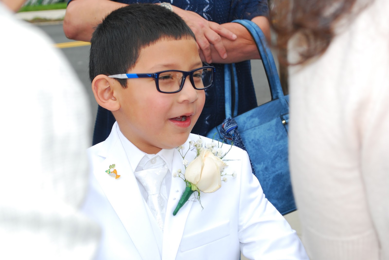 Ashes From Burnt Roses: Matthew Monday: Matthew’s First Holy Communion