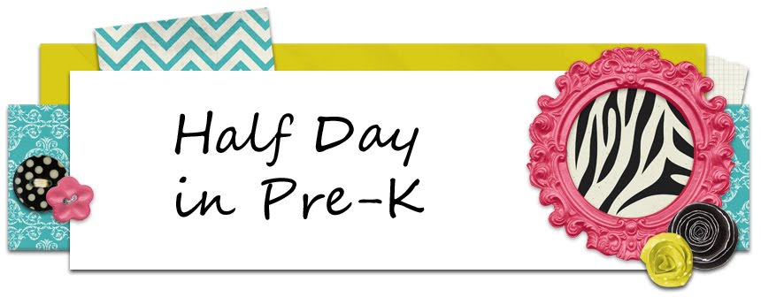 Half Day in Pre K: Take Home Folders and Name Tags