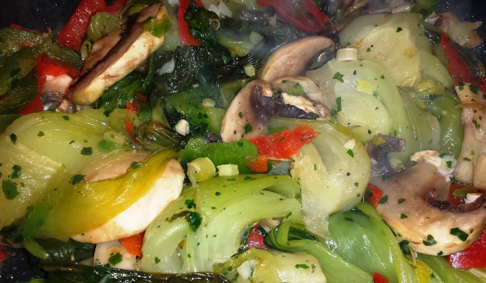 La p'tite cuisine de Val: Pak choï braisé au gingembre et à l'ail