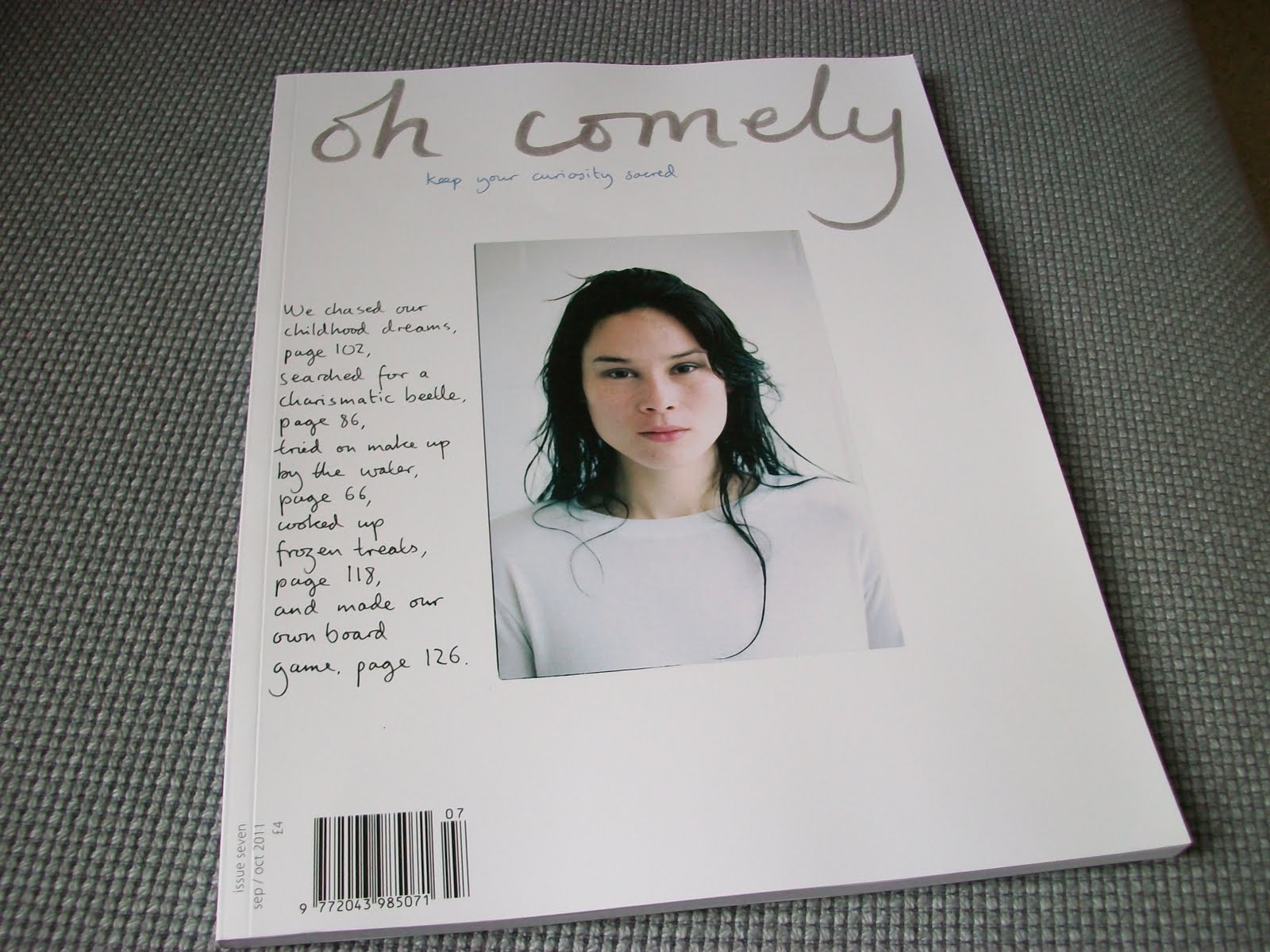 Oh Comely issue 7 | Last-Year Girl: Oh Comely issue 7