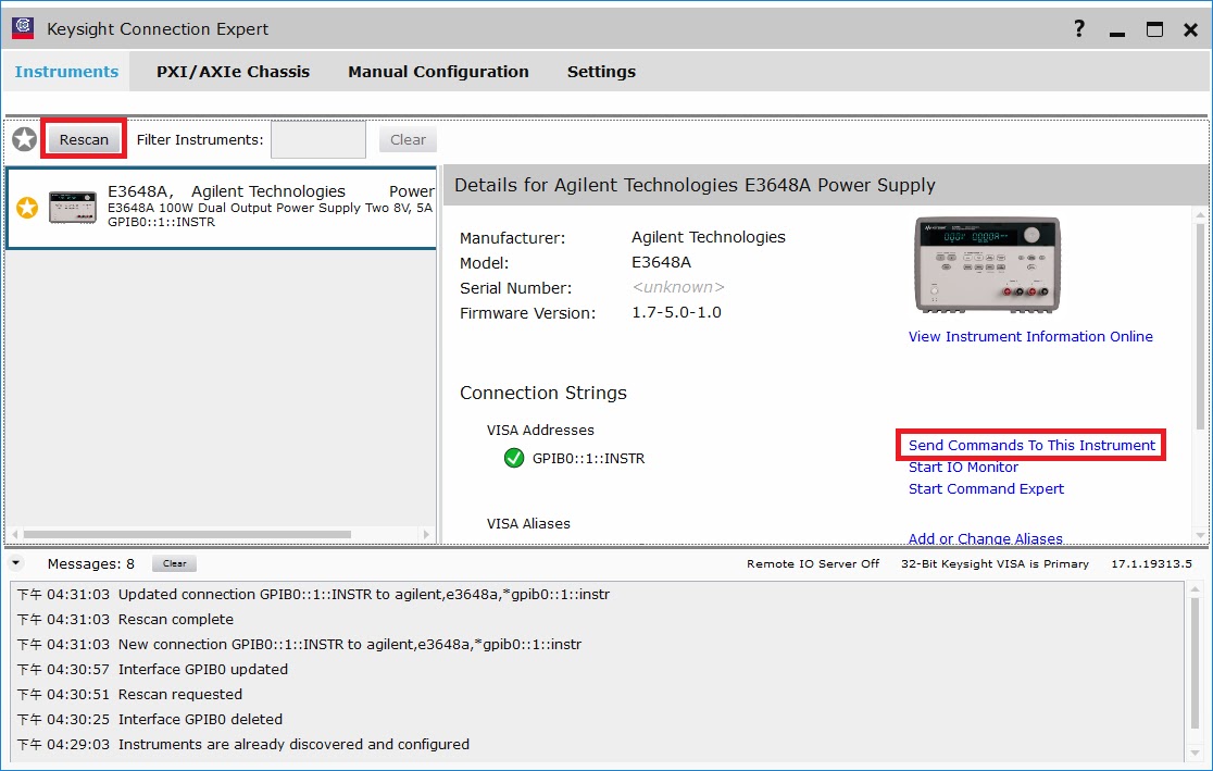 科技難.不難: Keysight/Agilent儀器控制使用C# - 環境設置