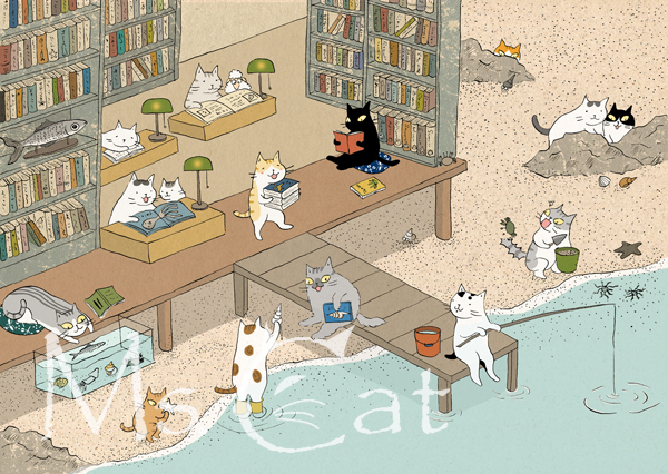 i n - s p i r a t i: Gorgeous Cat Illustrations in a Book by Ms. Cat ...