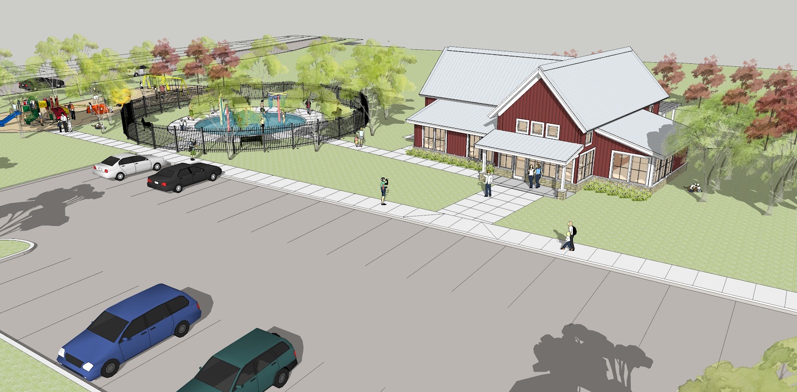 ron brenner architects: New Community Building