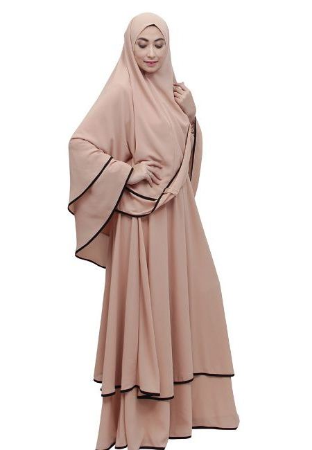 15 Model Baju Gamis Muslimah Modern