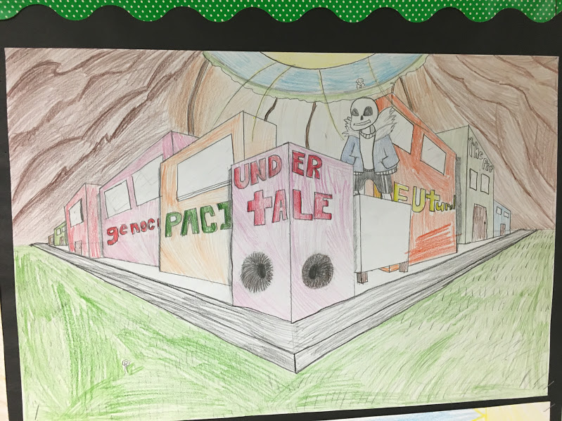 The Art Room At St.Elizabeth Parish School: 7th Grade: Two-Point ...