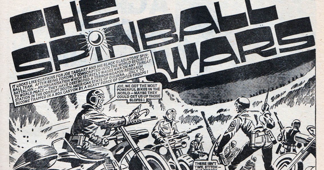 BLIMEY! The Blog of British Comics: Ron Turner's SPINBALL WARS (Battle ...