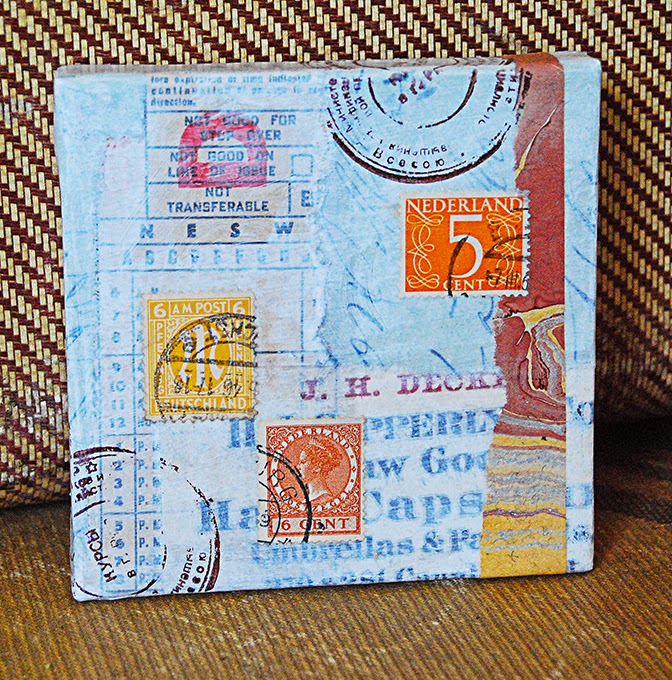 Two Hand Design: Yellow Stamps