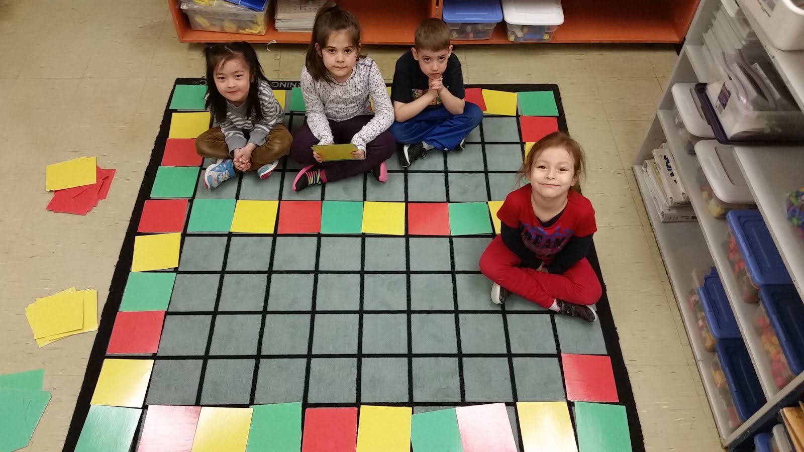 Mrs. Grant's Kindergarten Corner - Room 9: Learning Carpet patterning