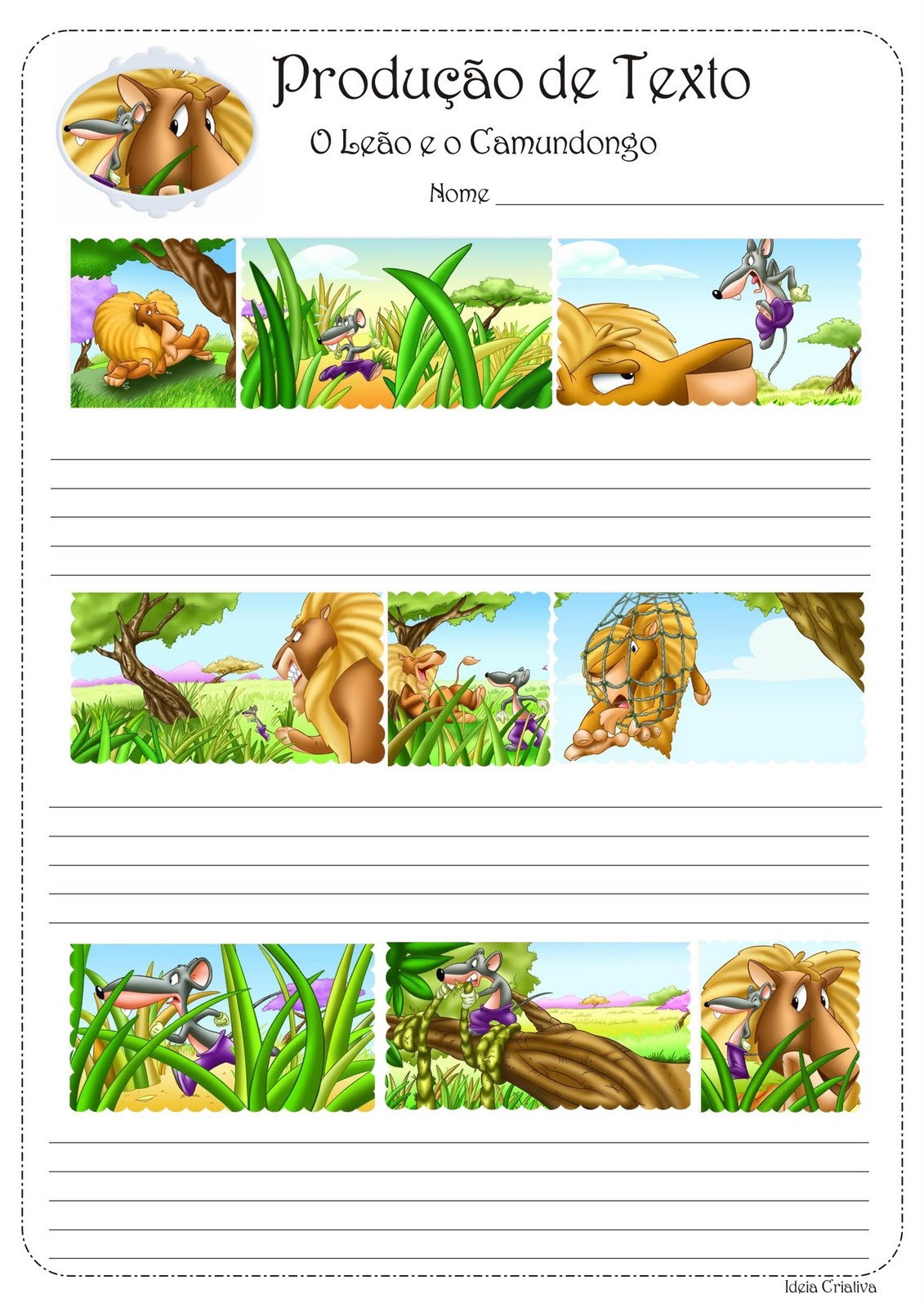 Produção De Texto Fabula