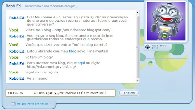 Mundo Tec: Robô ED – Um Robô on-line que conversa e interagi com você