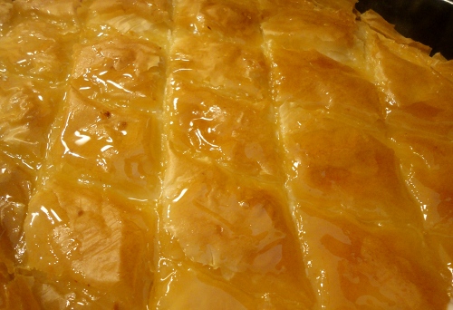 libyan food: Baklava with Sweet Cheese Filling - Bakalawa bil Jibna ...