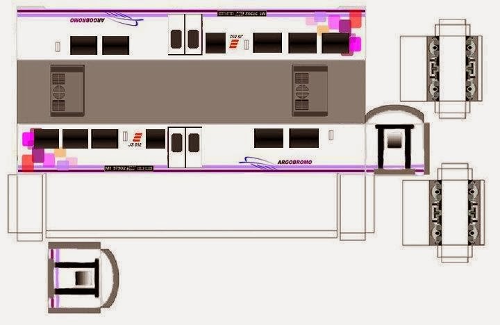 paper craft kereta api indonesia: Paper Craft kereta api indonesia