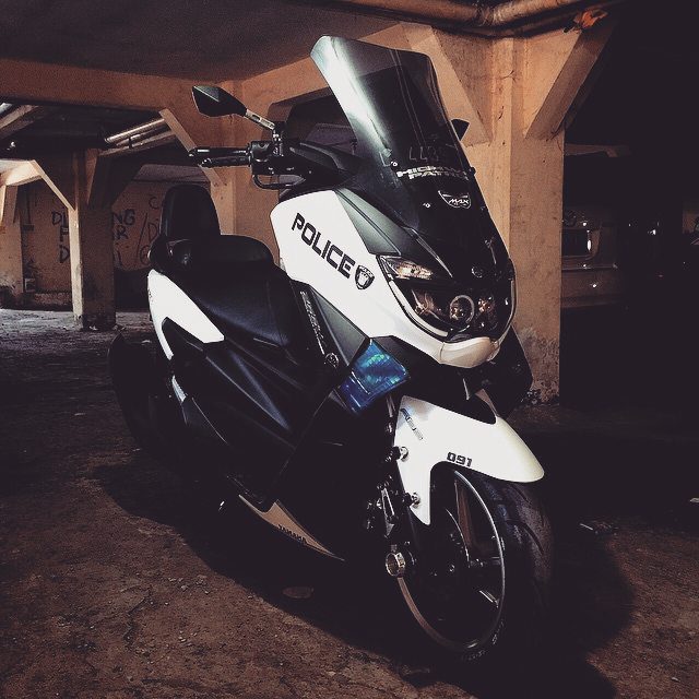 Modifikasi Yamaha NMax tema Police - Suka Roda Dua
