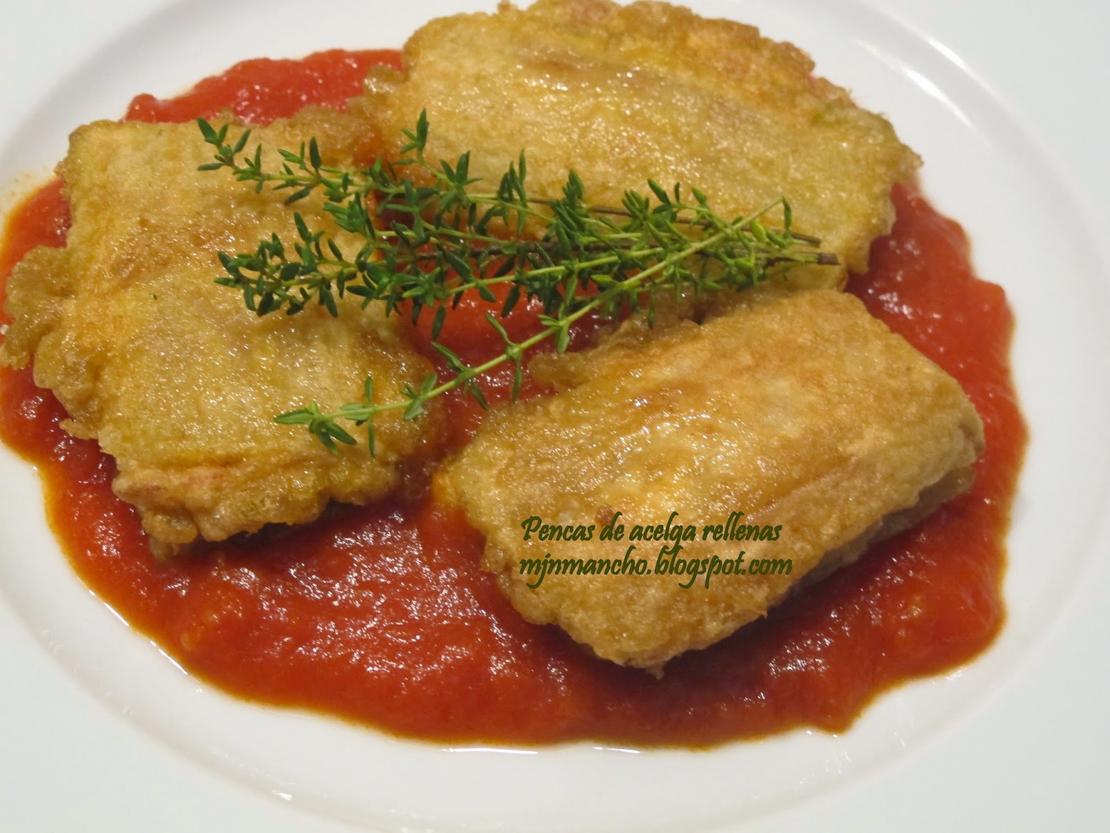 La casa de Lalaina: PENCAS DE ACELGAS RELLENAS