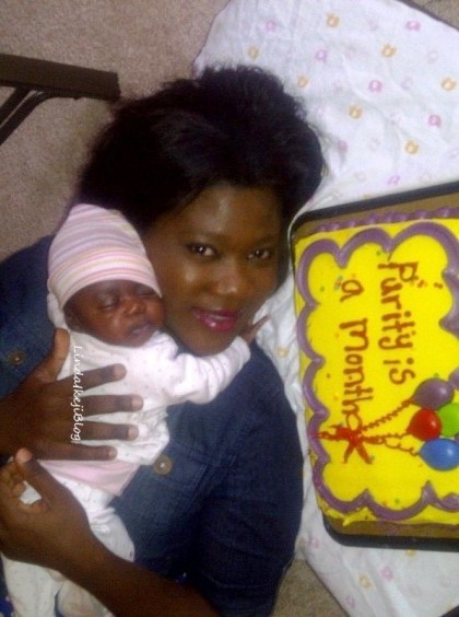 Mercy Johnson shows off daughter, Purity | Welcome to Linda Ikeji's Blog