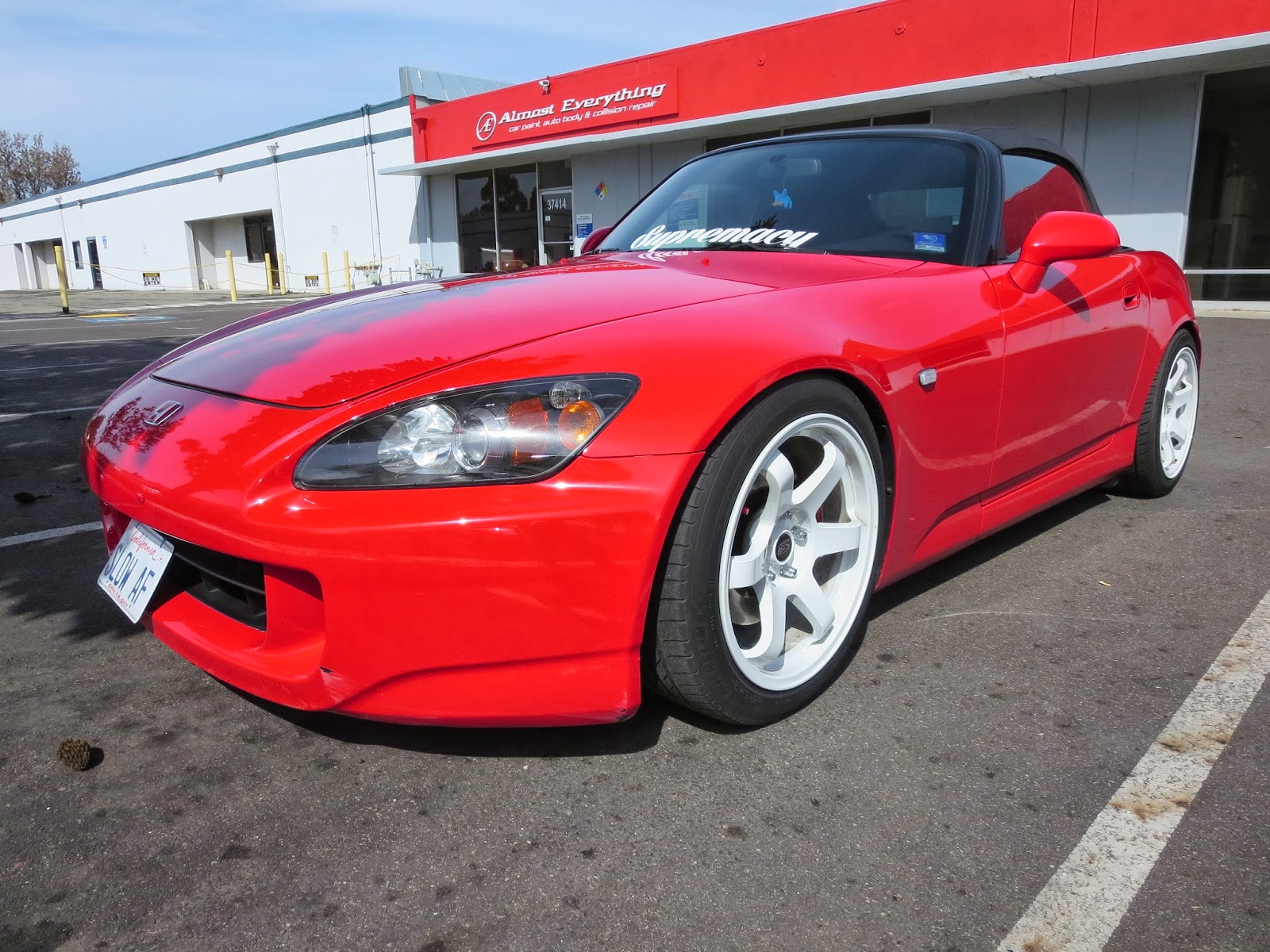 S2000 Red Wheels Yellow