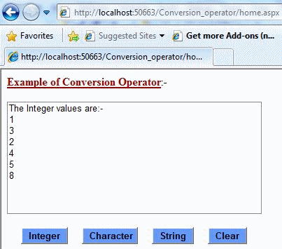 How to use conversion operators with linq query | MY.NET Tutorials