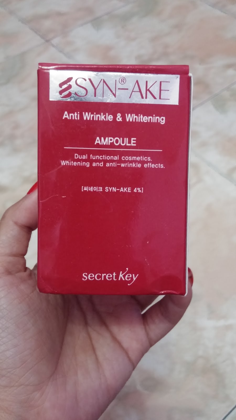 [Review] Secret Key Syn-Ake Ampoule | allaboutbeautynotes