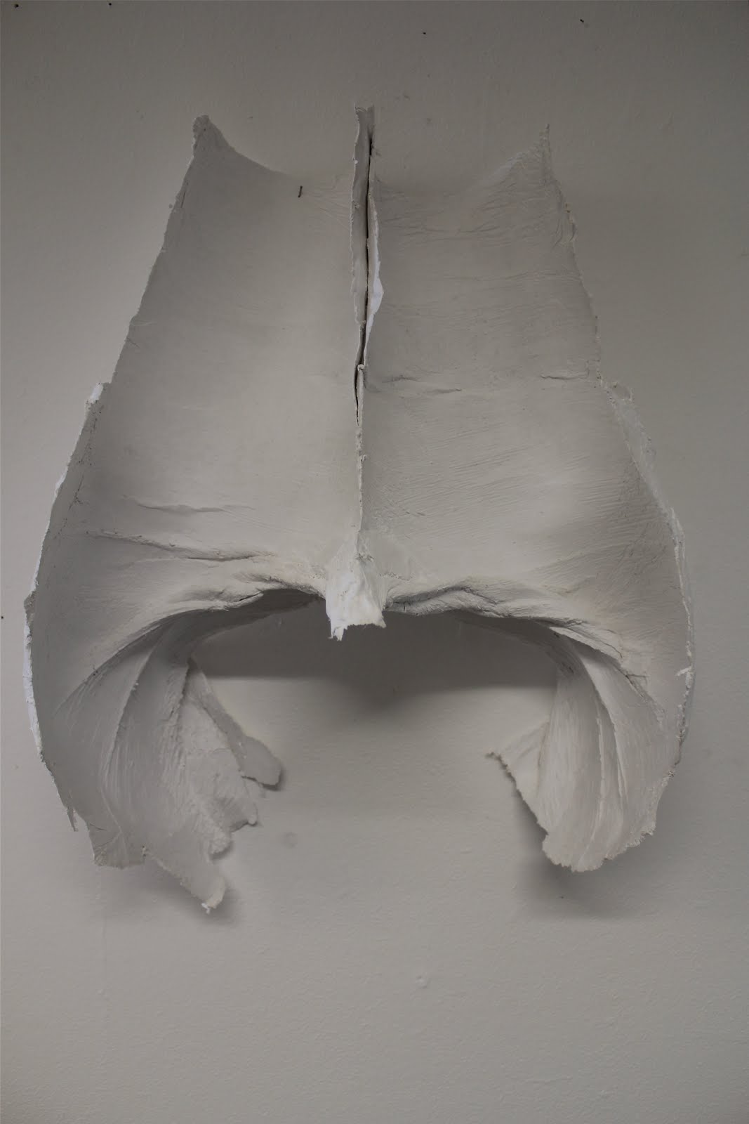Lucy Fudge: Development work, 2011. Fragmented Figure. Bandage and Earth.