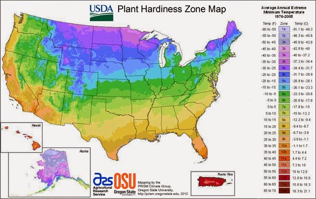 Che Cosa è l'USDA Plant Hardiness Zone? e l'AHS Heat Zone? | Il Gusto ...