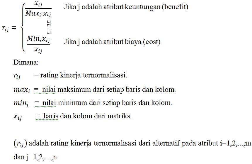 Aplikasi Pendukung Keputusan Penerimaan Beasiswa Menggunakan Metode ...